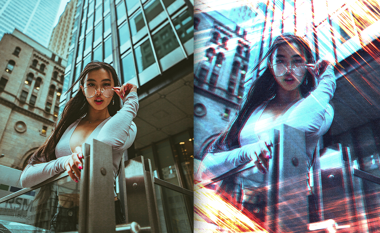 Scanline Effect Photoshop, Add-ons | GraphicRiver